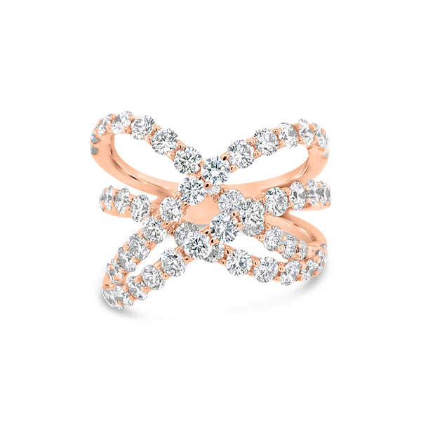 Diamond Scribble Ring - Nuha Jewelers